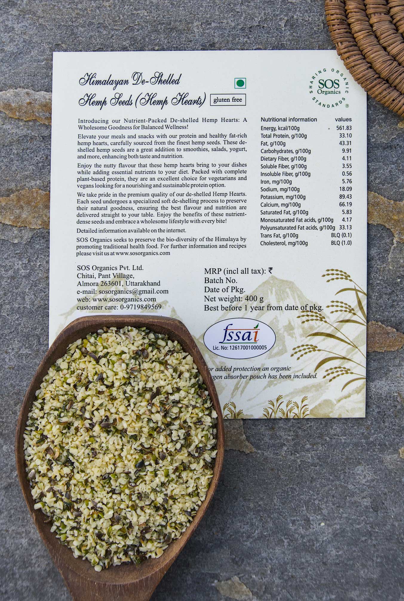 Himalayan Hemp Hearts for Health and Wellness